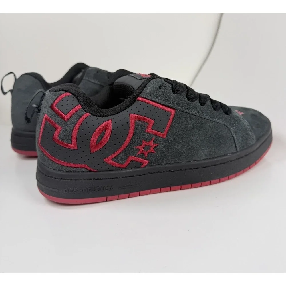 DC | Shoes | Mens Dc Court Graffik Skate Shoe Casual Low Top Greyred ...